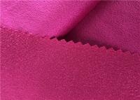 China One Side Brushed Micro Suede Polyester Fabric Knitted Textiles For Garment for sale