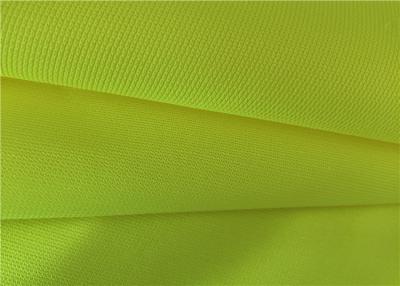 China 100% Polyester High Visibility Fluorescent Material Fabric For Safety Workwear for sale