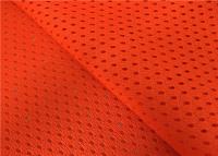 China High Visible 100% Polyester Fluorescent Mesh Fabric For Safety Cloth for sale