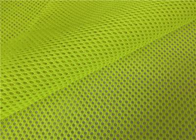 China 100% Polyester Reflective Fluorescent Mesh Fabric 150cm Width 120gsm for Safety Vests for sale