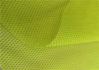 China 100% Polyester Reflective Fluorescent Mesh Fabric 150cm Width 120gsm for Safety Vests for sale