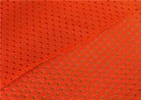 China High Visible 100% Polyester Fluorescent Mesh Fabric For Safety Cloth for sale