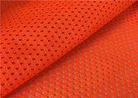 China High Visible 100% Polyester Fluorescent Mesh Fabric For Safety Cloth for sale