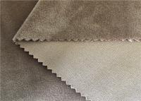 China Polyester Spandex Stretch Velvet Fabric 230GSM 160CM Width Super Soft Plush Toy Fabric for sale