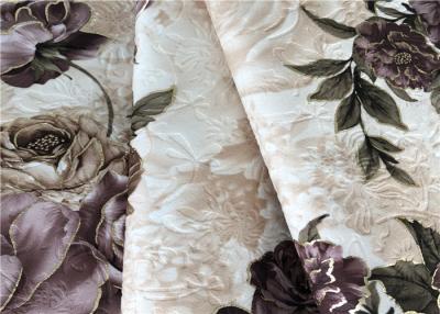 China 100% Polyester Printed Holland Velvet Sofa Upholstery Fabric 300gsm 150cm for sale