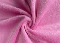 China Soft Smooth Velvet Minky Plush Fabric 100% Polyester for sale