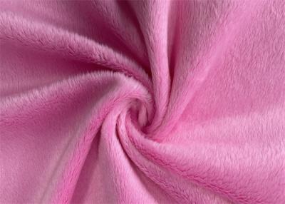 China Soft Smooth Velvet Minky Plush Fabric 100% Polyester for sale