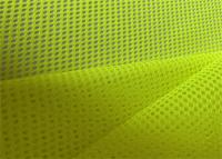 China 100% Polyester Fluorescent Net Mesh Fabric For Reflective Safety Vest for sale