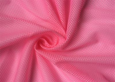 China 100% Polyester Sports Mesh Fabric 150cm Width Soccer Jersey Warp Knitted for sale