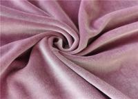 China 250GSM Stretch Korean Velvet Polyester Spandex Fabric 155cm Width for Garment for sale