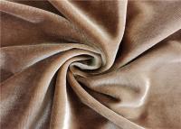 China 250GSM Stretch Korean Velvet Polyester Spandex Fabric 155cm Width for Garment for sale