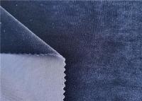 China Warp Knitted Stretch Velour Fabric Shrink Resistant For Garment for sale