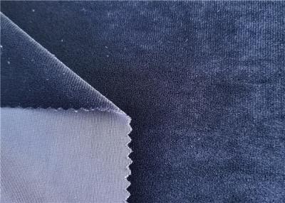 China Warp Knitted Stretch Velour Fabric Shrink Resistant For Garment for sale