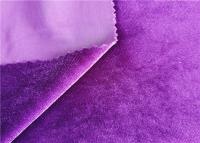 China Warp Knitted Stretch Velour Fabric Shrink Resistant For Garment for sale