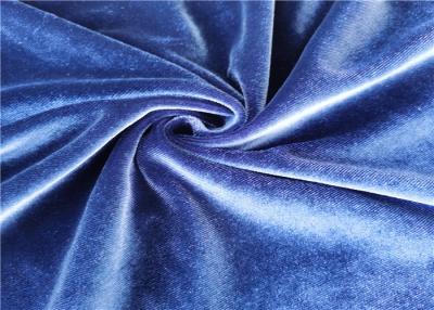 China 300GSM 95% Polyester 5% Spandex Korean Velvet Stretch Warp Knitted Velour Fabric for Garment for sale