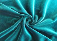 China 300GSM 95% Polyester 5% Spandex Korean Velvet Stretch Warp Knitted Velour Fabric for Garment for sale