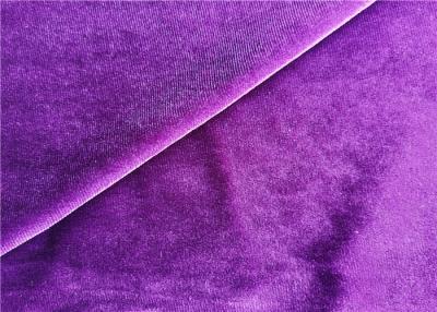China 250GSM Stretch Korean Velvet Polyester Spandex Fabric 155cm Width for Garment for sale