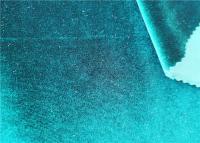 China Polyester Spandex Plain Dye Shiny Velvet Fabric For Home Textile for sale