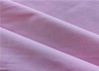 China Pink Knitted Cotton Spandex Single Jersey Fabric 260gsm 170cm Width for T Shirts for sale