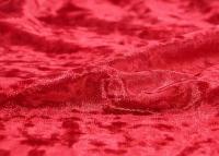 China Stretch Diamond Crushed Polyester Spandex Velvet Fabric For Dress for sale