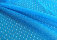 China Warp Knitted 75D Polyester Sports Mesh Fabric For Vest Shiny Smooth for sale