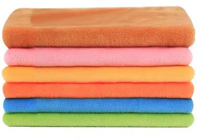 China 1.5mm Short Plush Minky Fabric 200gsm for Toys and Textiles | Custom Colors and Patterns for sale