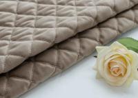 China Ultrasonic Quilted Sofa Velvet Upholstery Fabric Customized Warp for sale