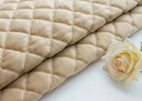 China Ultrasonic Quilted Sofa Velvet Upholstery Fabric Customized Warp for sale