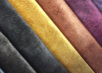 China Pure Patterned Sofa Velvet Upholstery Fabric 100% Polyester for sale