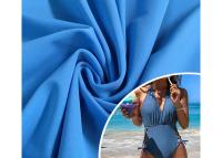 China Tricot Plain 4 Way Stretch Fabric 88% Polyester 12% Spandex 153cm Width for Swimwear for sale