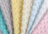 China Super Soft Dot Minky Plush Fabric 150CM For Blankets for sale