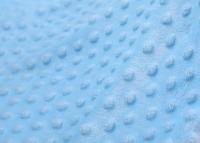 China Super Soft Dot Minky Plush Fabric 150CM For Blankets for sale
