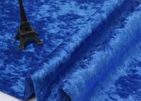 China Stretch Korean KS Velvet Crushed Ice Velour Spandex Fabric 58/60