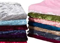 China Stretch Korean KS Velvet Crushed Ice Velour Spandex Fabric 58/60