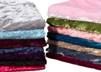 China Sofa Crushed Upholstery Polyester Velvet Fabric Tear Resistant for sale