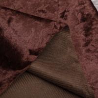 China Diamond Design Ice Crushed Shiny Polyester Velvet Fabric 58-60 Inch 180GSM for Dress for sale