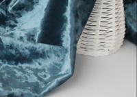 China Crushed Polyester Velvet Fabric 210GSM Windproof for Clothing 58-60 Inch Width for sale