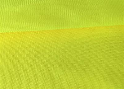 China 100% Polyester Fluorescent Fabric 120GSM High Visibility for Safety Jacket 58/60 Inch for sale