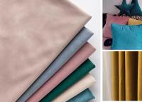 China 100% Polyester Holland Velvet Upholstery Fabric 300gsm 145cm for Sofa Cushion Curtain for sale