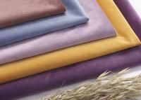 China 100% Polyester Holland Velvet Upholstery Fabric 145cm Width Custom Colors for Sofa Furniture for sale