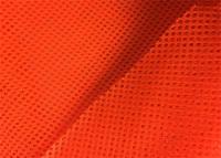 China High Visibility Fluorescent Mesh Fabric 150gsm 150cm 100% Polyester for Safety Vests for sale