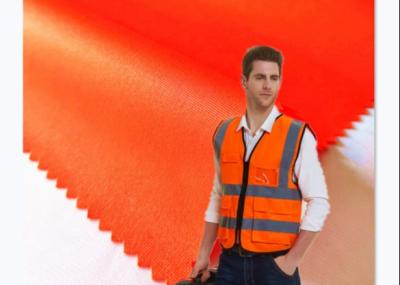 China Bright Fluorescent Yellow Reflective Fabric For Police Uniform for sale