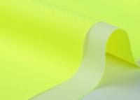 China Bright Fluorescent Yellow Reflective Fabric For Police Uniform for sale