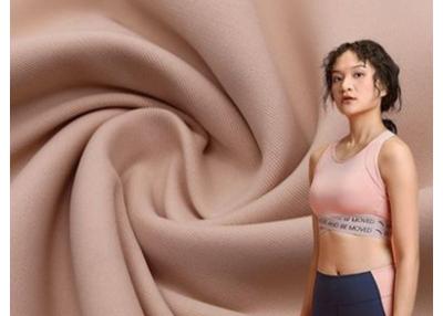China Pink Knit Air Layer Sandwich Scuba Fabric With Polyester Spandex for sale