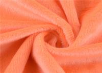 China Super Soft Velboa Plush Fabric Solid Colour 220gsm 0.5 - 4mm for sale