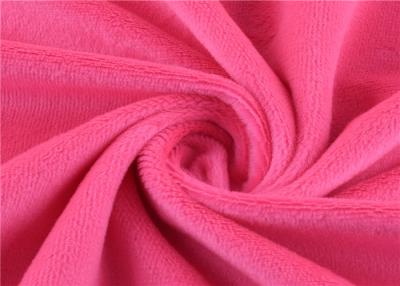 China 100% Polyester Brushed Tricot Fabric 200gsm 58/60 Inch Soft Short Pile for Toys for sale