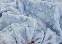 China Polyester Embossed Cuddle Minky Plush Fabric For Baby for sale
