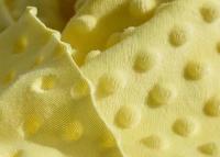 China 100% Polyester Micro Fleece Bubble Minky Plush Fabric OEKO Certification for sale