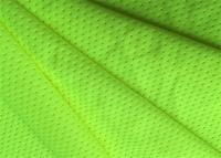 China Reflective Polyester Fluorescent Green Fabric Warp Knitting for sale