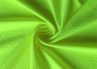 China Uniform Workwear Fluorescent Fabric Warp Knitted Mesh Plain for sale